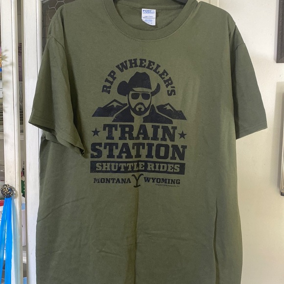Port and Company | Shirts | New Yellowstone Rip Wheeler Train Station ...